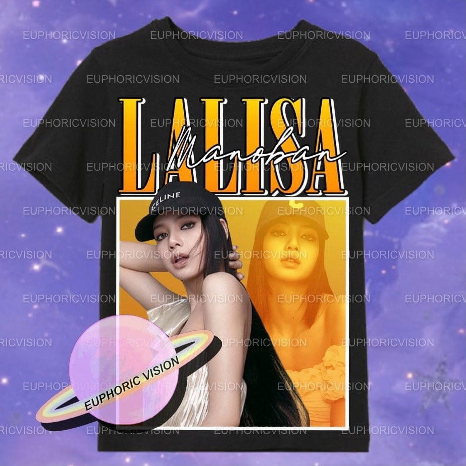 Lisa Blackpink 90’s Vintage Tee - Walmart.com