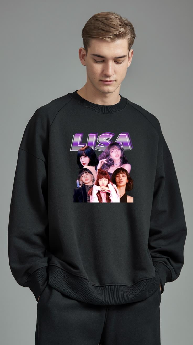 Lisa Blackpink Style For Fans SWEATSHIRT, for men & women, up to size ...