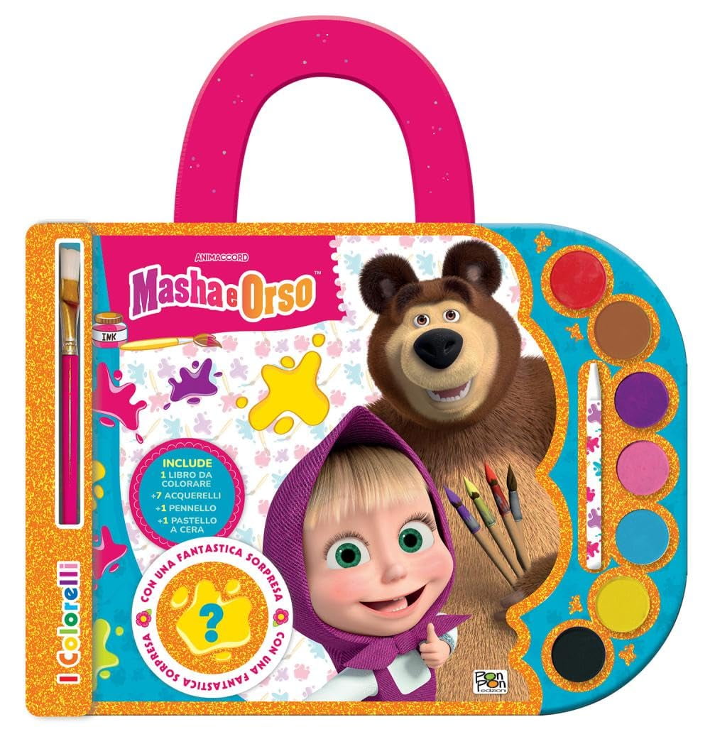 Lisa Capiotto Masha e Orso. Valigetta con acquerelli. I colorelli. Ediz ...