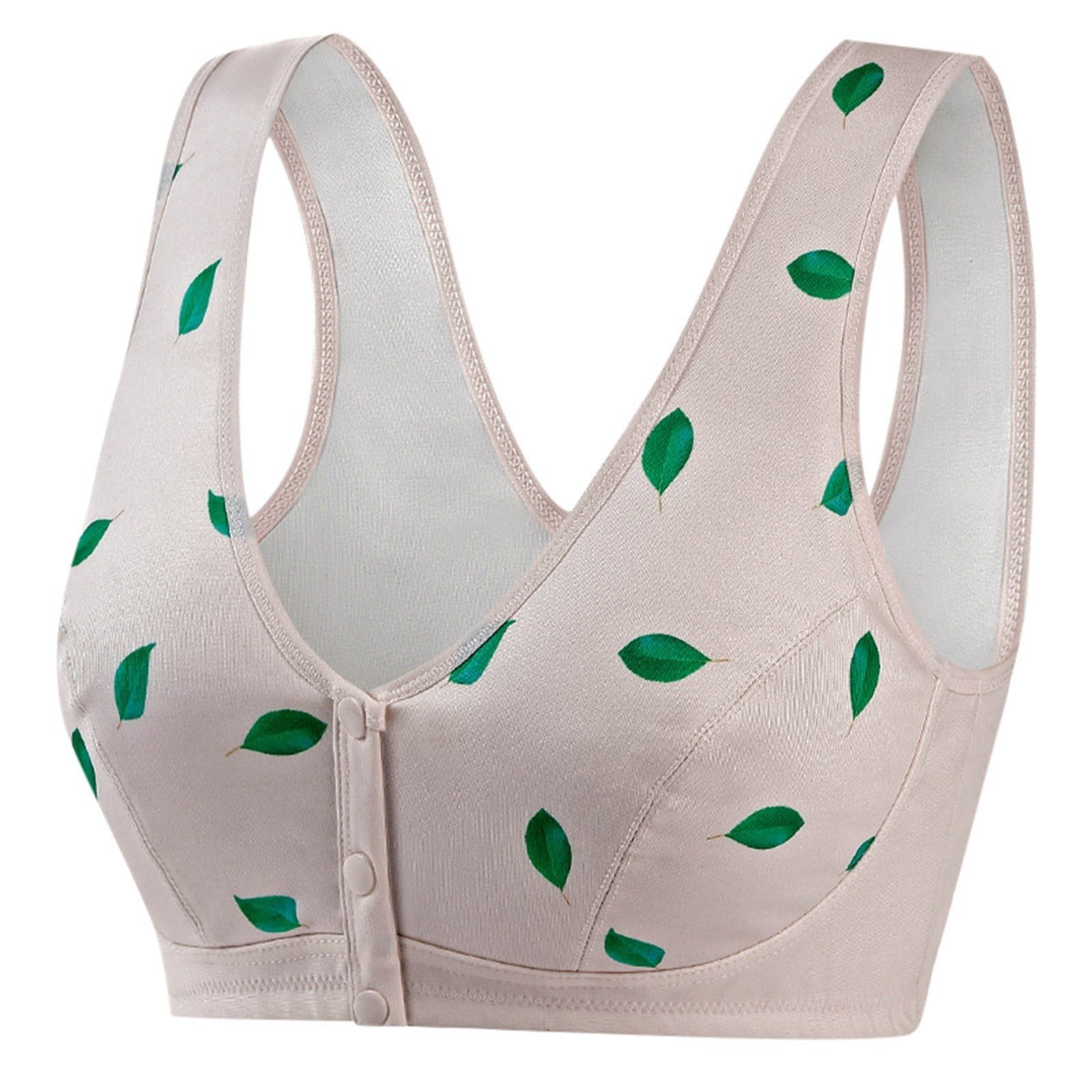 Lisa Charm Front Closure Bras Wirefree Front Close Floral Print Beauty ...