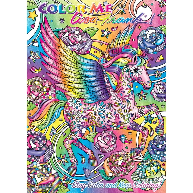 Lisa Frank 40 Page Advanced Coloring Book, Paperback, by Bendon ...
