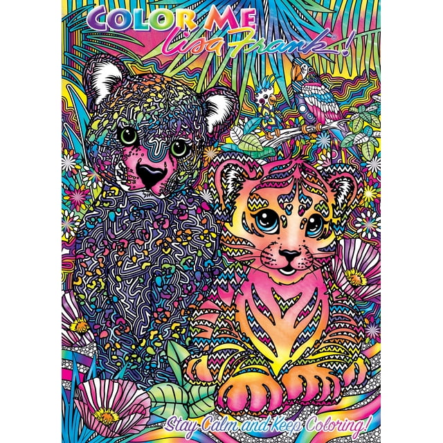 Lisa Frank 40 Page Advanced Coloring Book, Paperback - Walmart.com