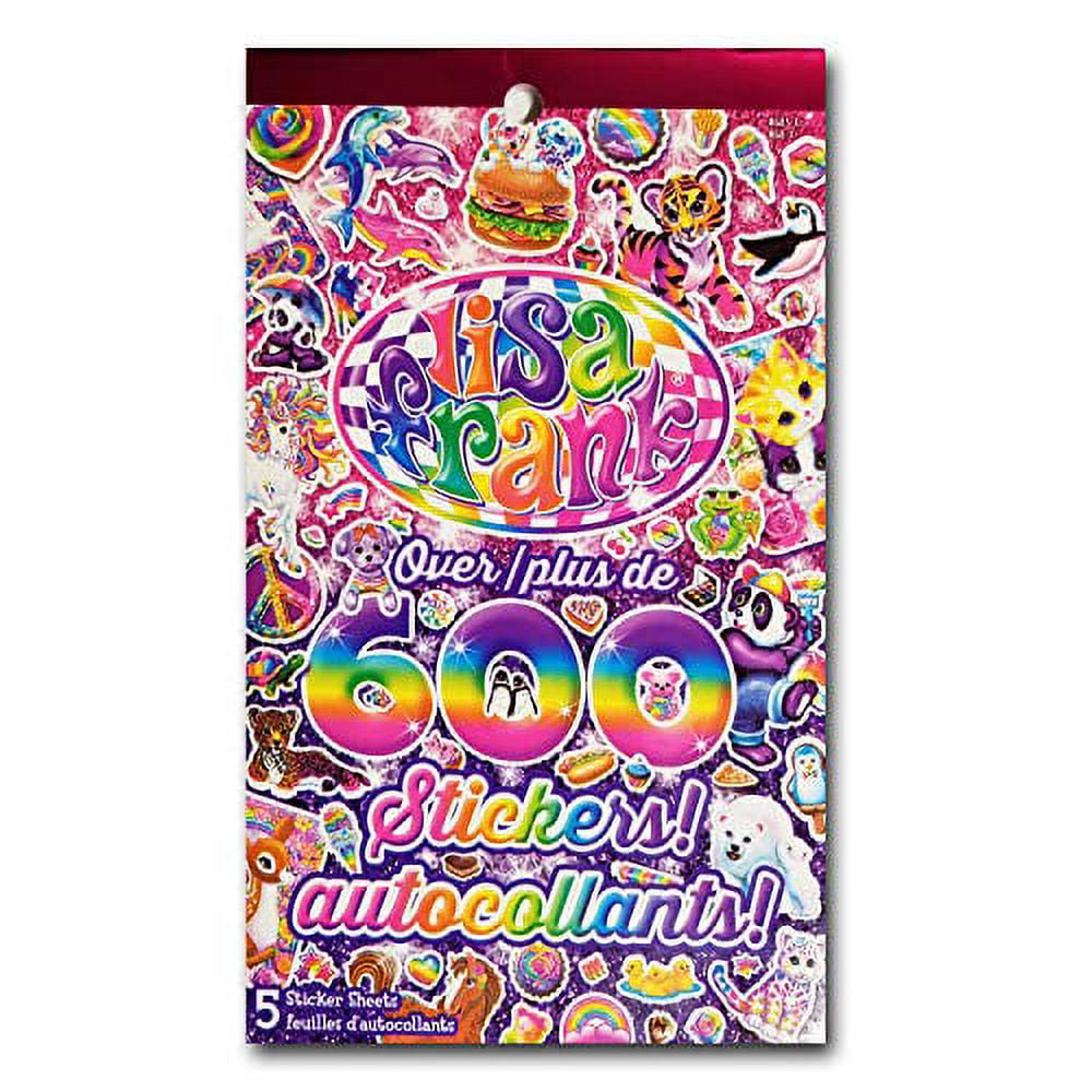 Lisa Frank Over 600 Stickers - Walmart.com