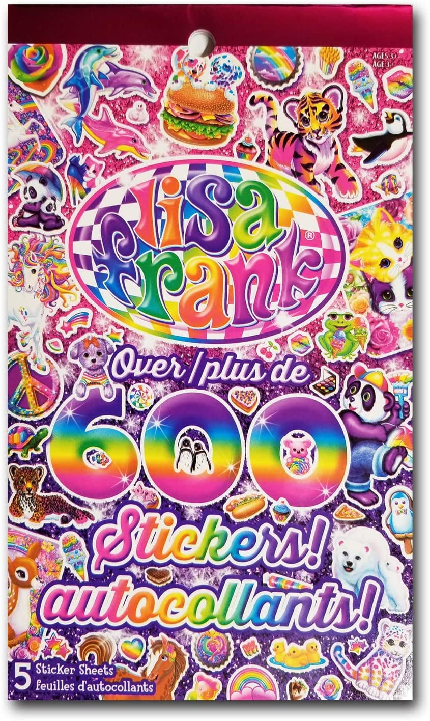Lisa Frank Over 600 Stickers - Walmart.com