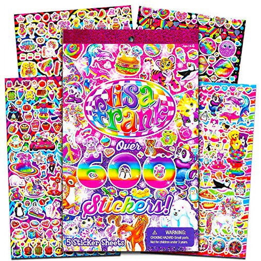 Lisa Frank 3 Pack Sticker Collector's Set with Activity Book - Over 600 ...