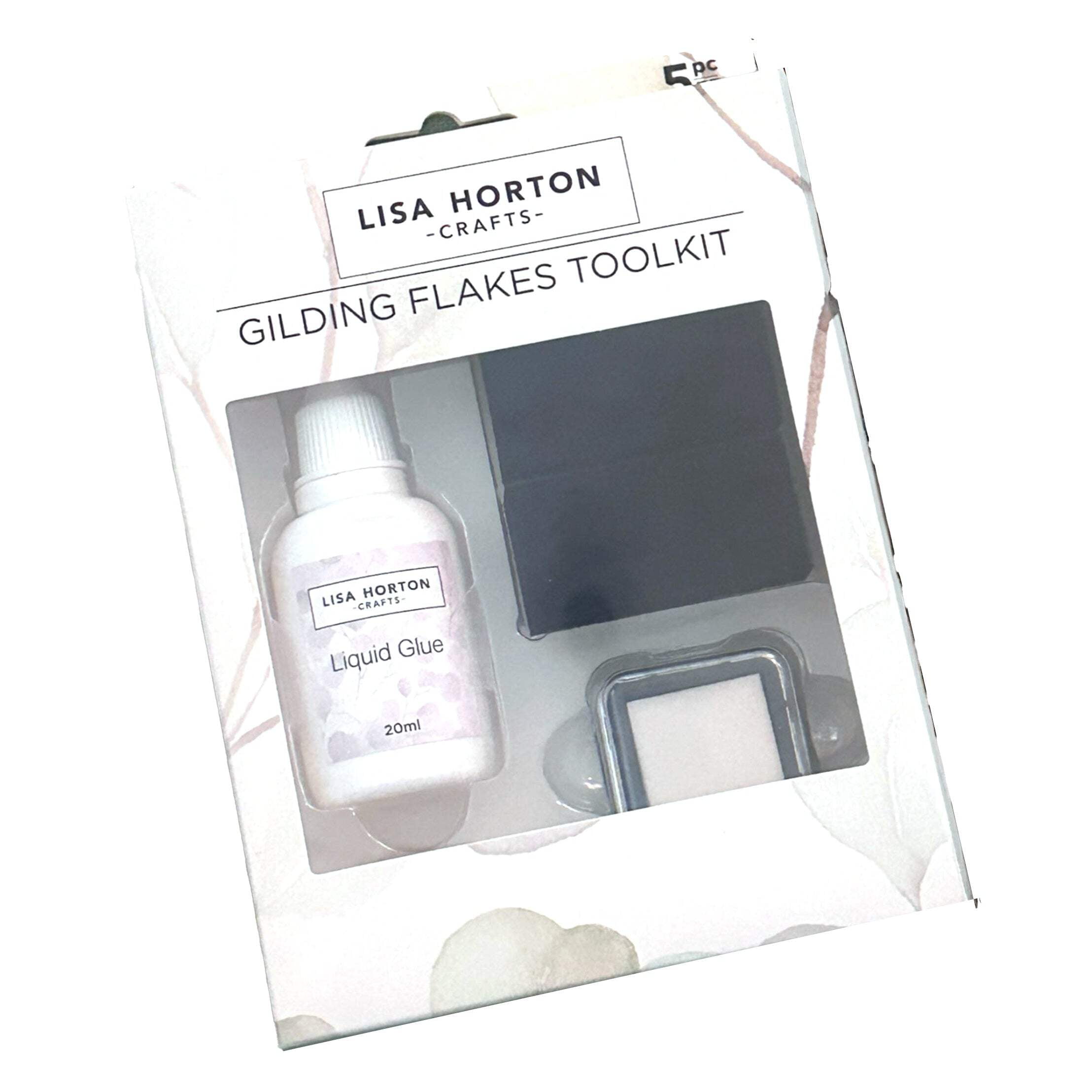 Lisa Horton Crafts Kit-Gilding Flake Glue And Sponge - Walmart.com