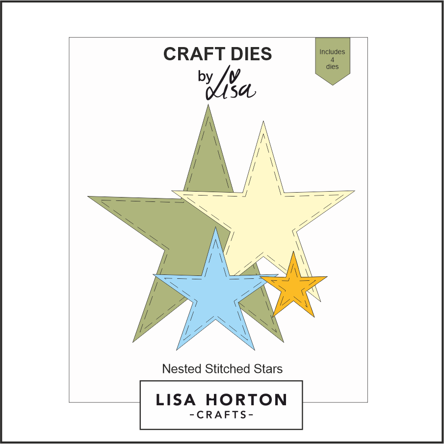 Lisa Horton Crafts Nested Stitched Stars Die Set - Walmart.com
