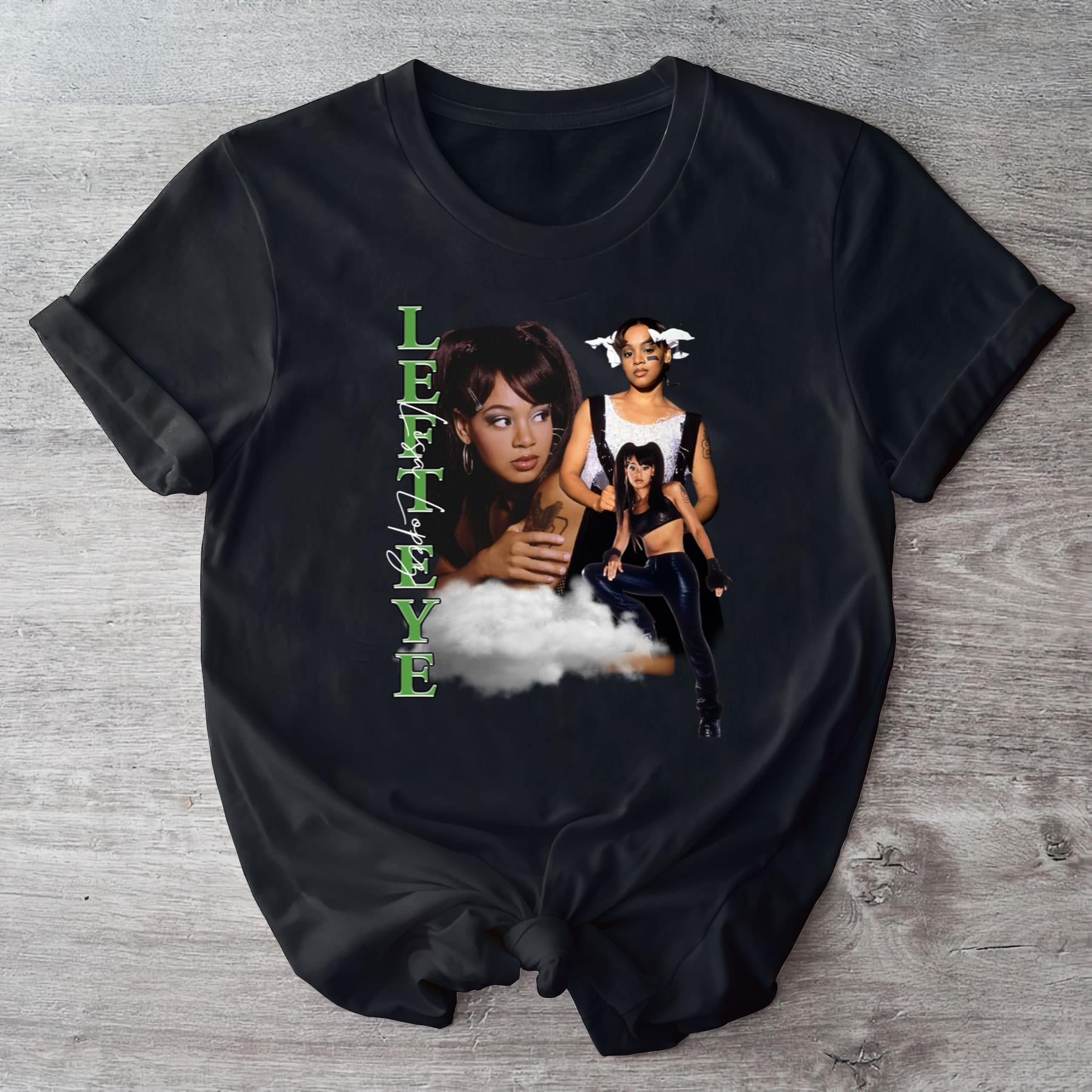 Lisa Left Eye Lopes, TLC Vintage Homage T-Shirt Size S-5XL, Black ...