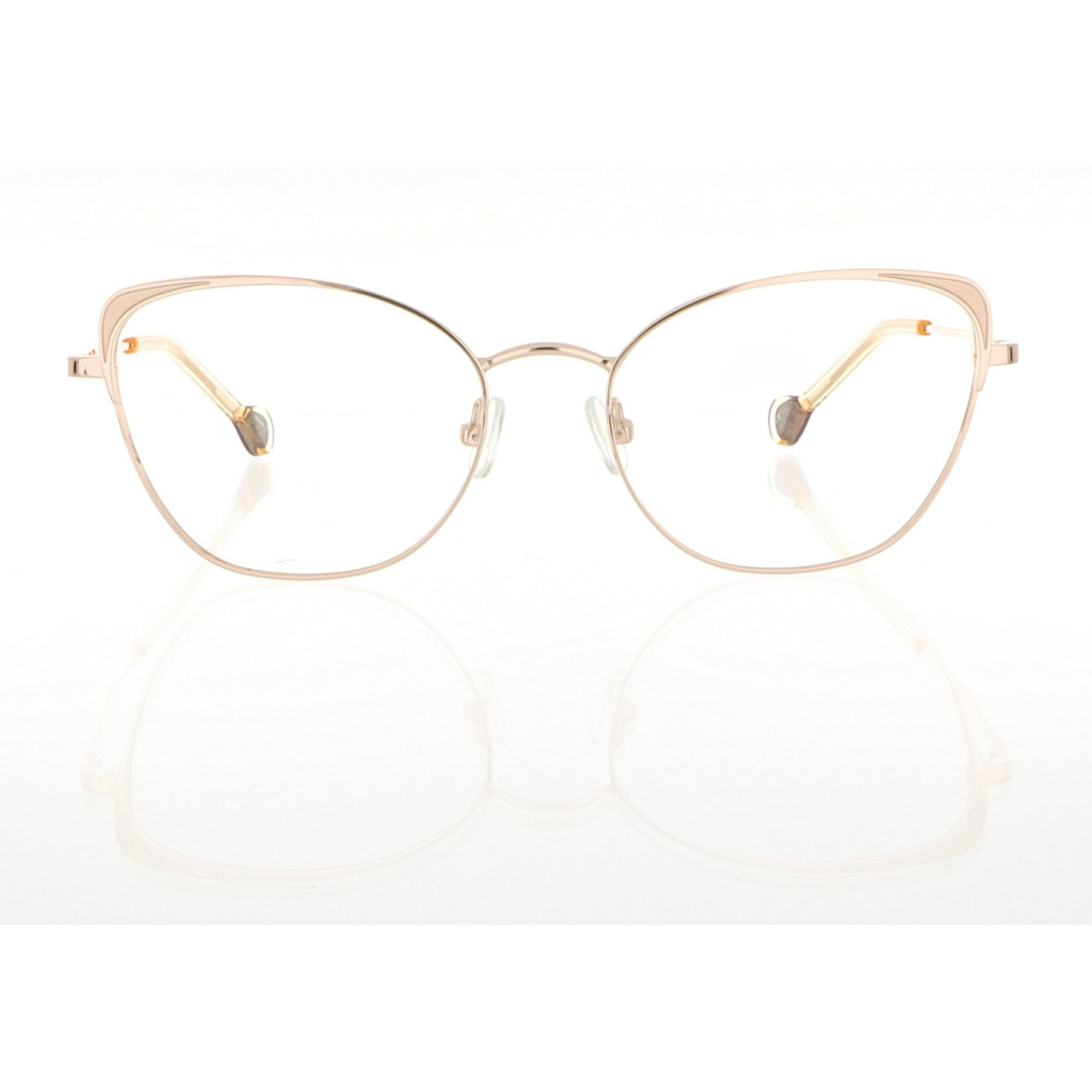 Lisa Loeb Eyeglasses Frames for Women, Honey 214, Gold, 53-17-140 ...