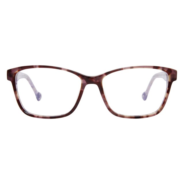 Lisa Loeb Eyeglasses Frames for Women, Spotlight 205, Grape Toffee, 55 ...