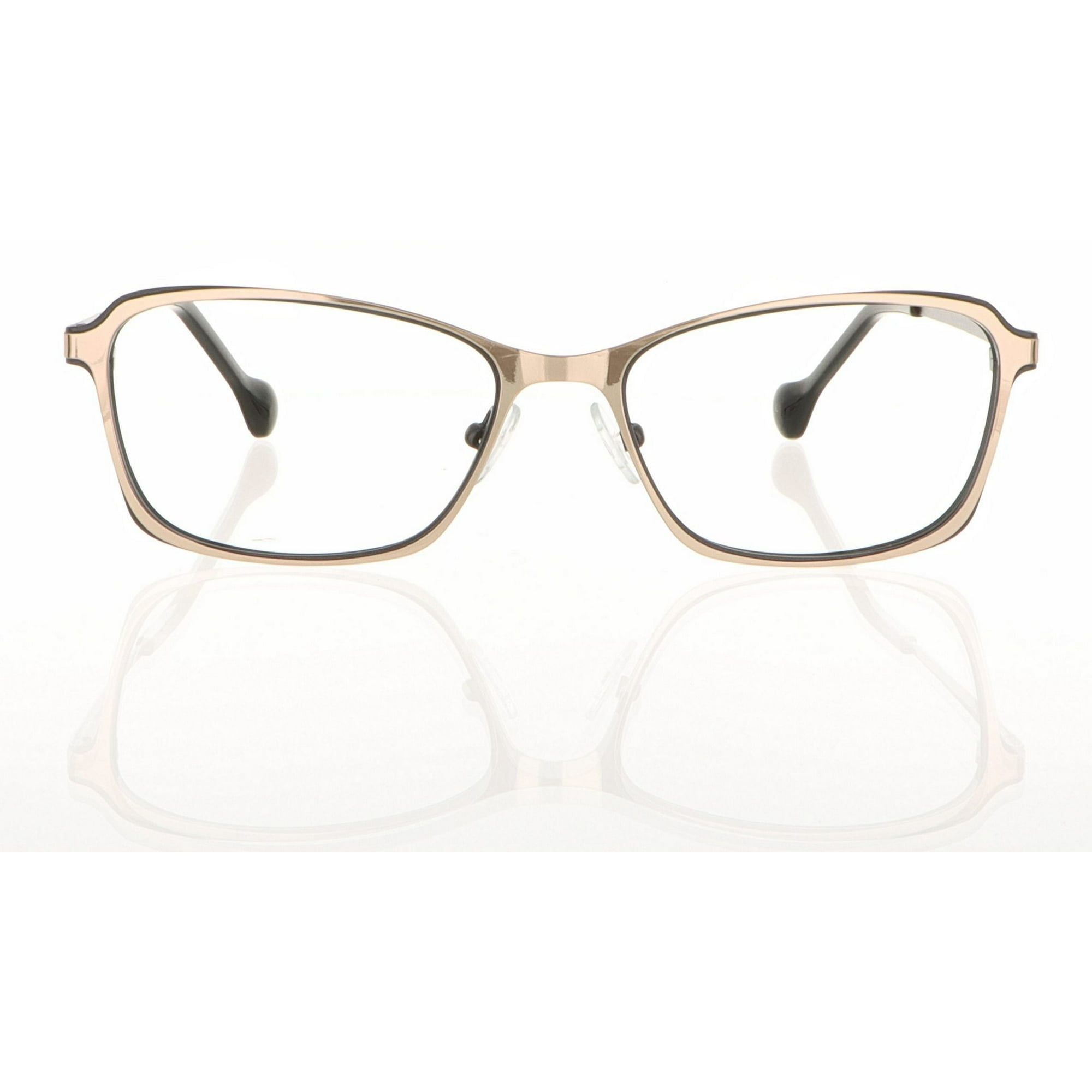 Lisa Loeb Eyeglasses Frames for Women, To Shine 211, Gold Dust, 52-16 ...