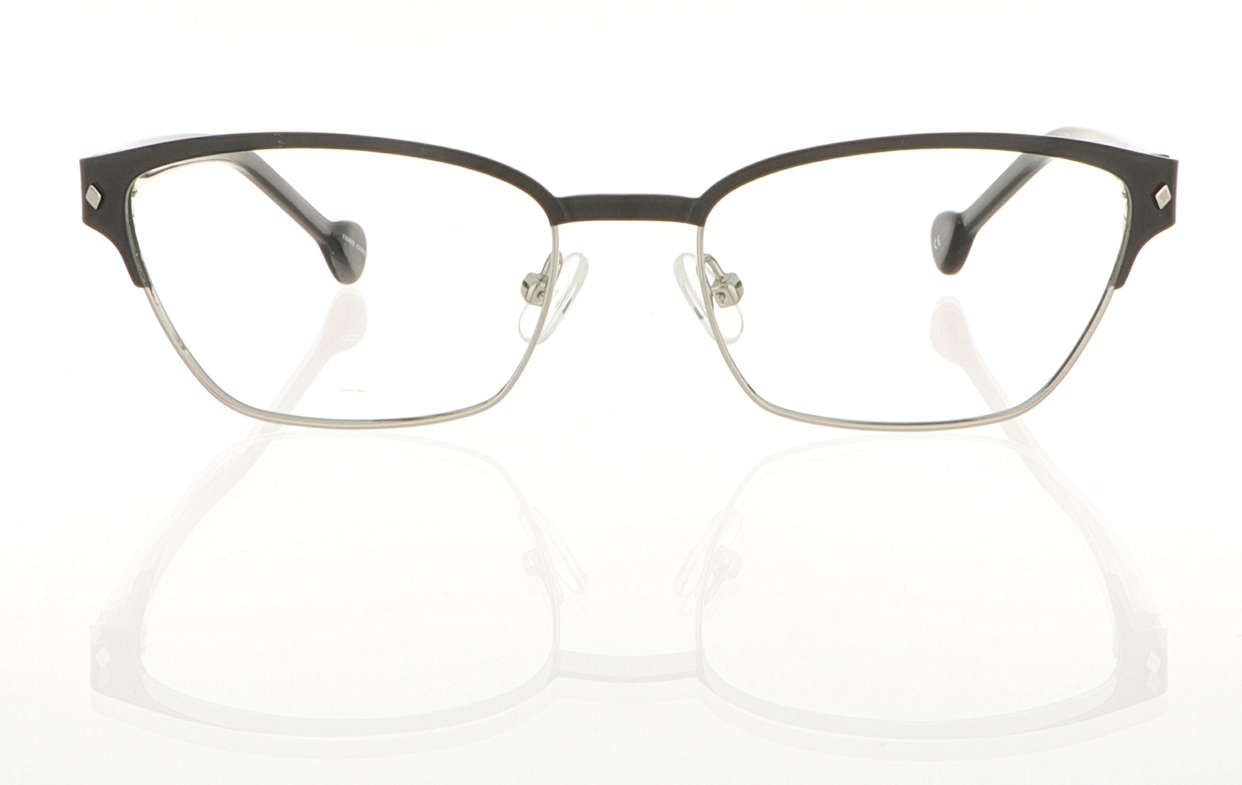 Lisa Loeb Petite/Teen Eyeglasses Frames, Heart 10, Espresso, 49-16-130 ...