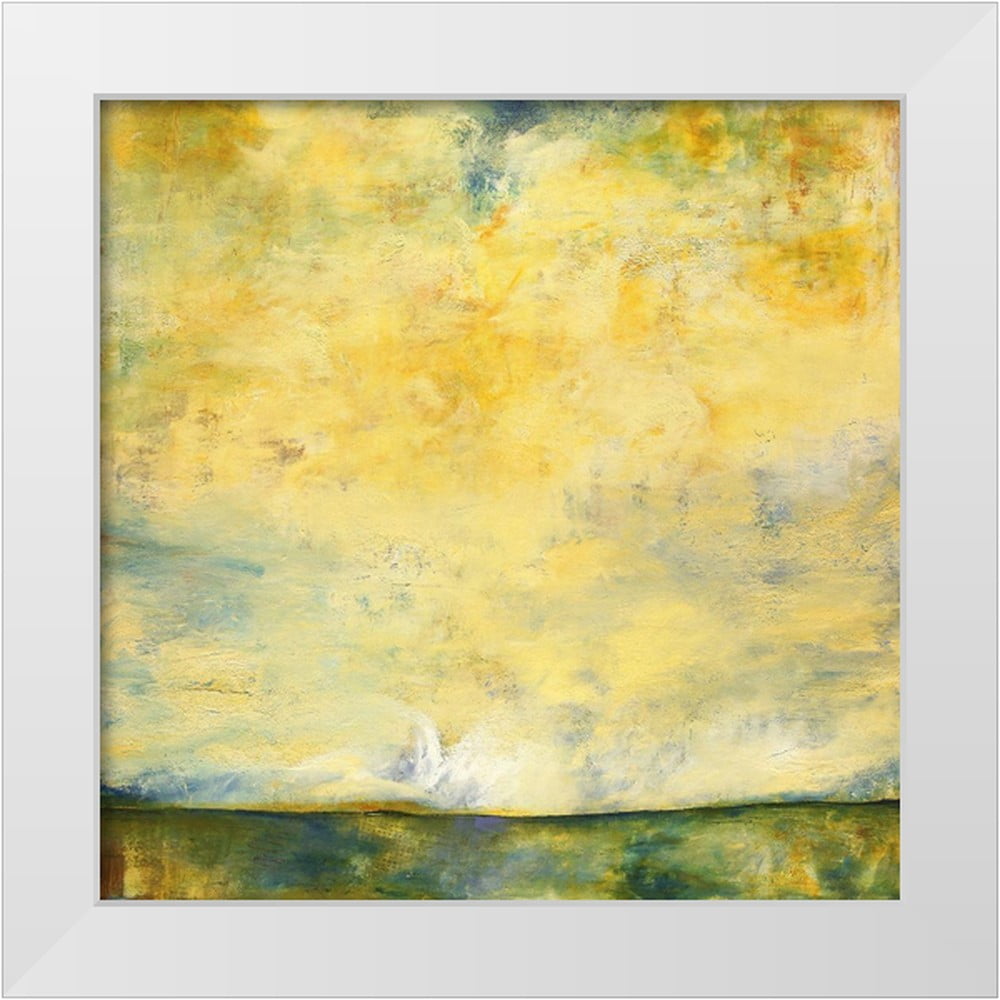 Lisa Mann Fine Art 12x12 White Modern Wood Framed Museum Art Print ...