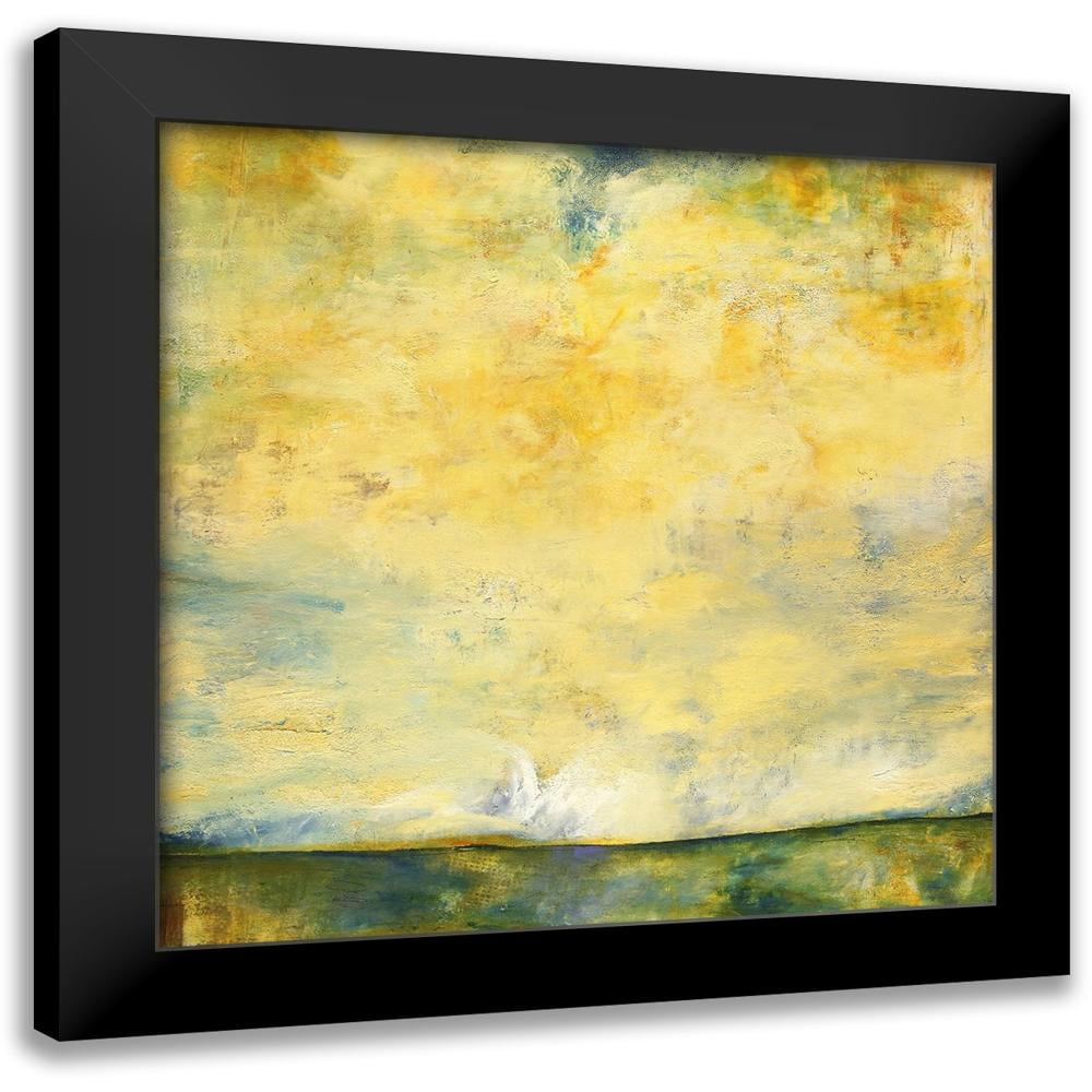 Lisa Mann Fine Art 15x15 Black Modern Framed Museum Art Print Titled ...