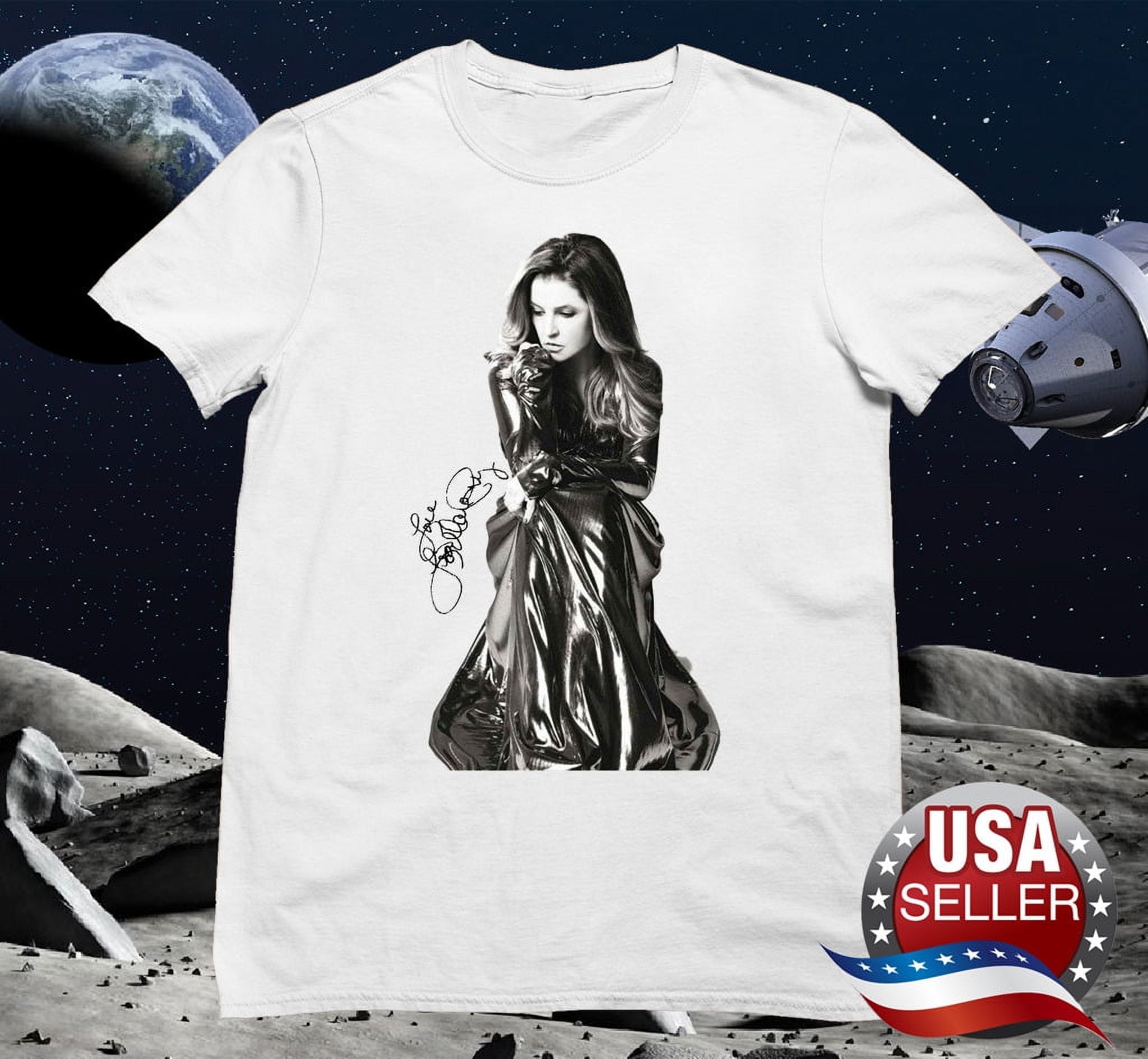 Lisa Marie Presley Memory signed T-shirt White Cotton All sizes ...
