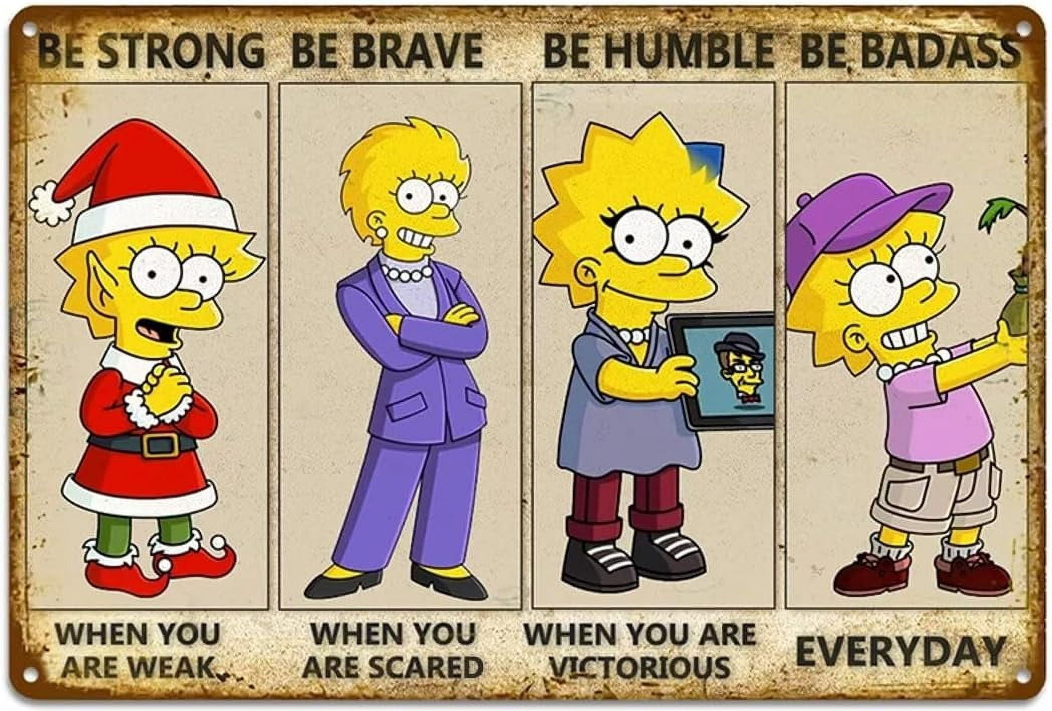 Lisa Simpson 120 Pieces Wooden Jigsaw Puzzles For Adults- Be Strong ...