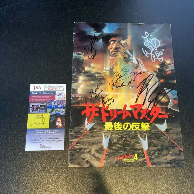 Lisa Wilcox Rodney Eastman Nightmare On Elm Street Cast Signed Photo ...