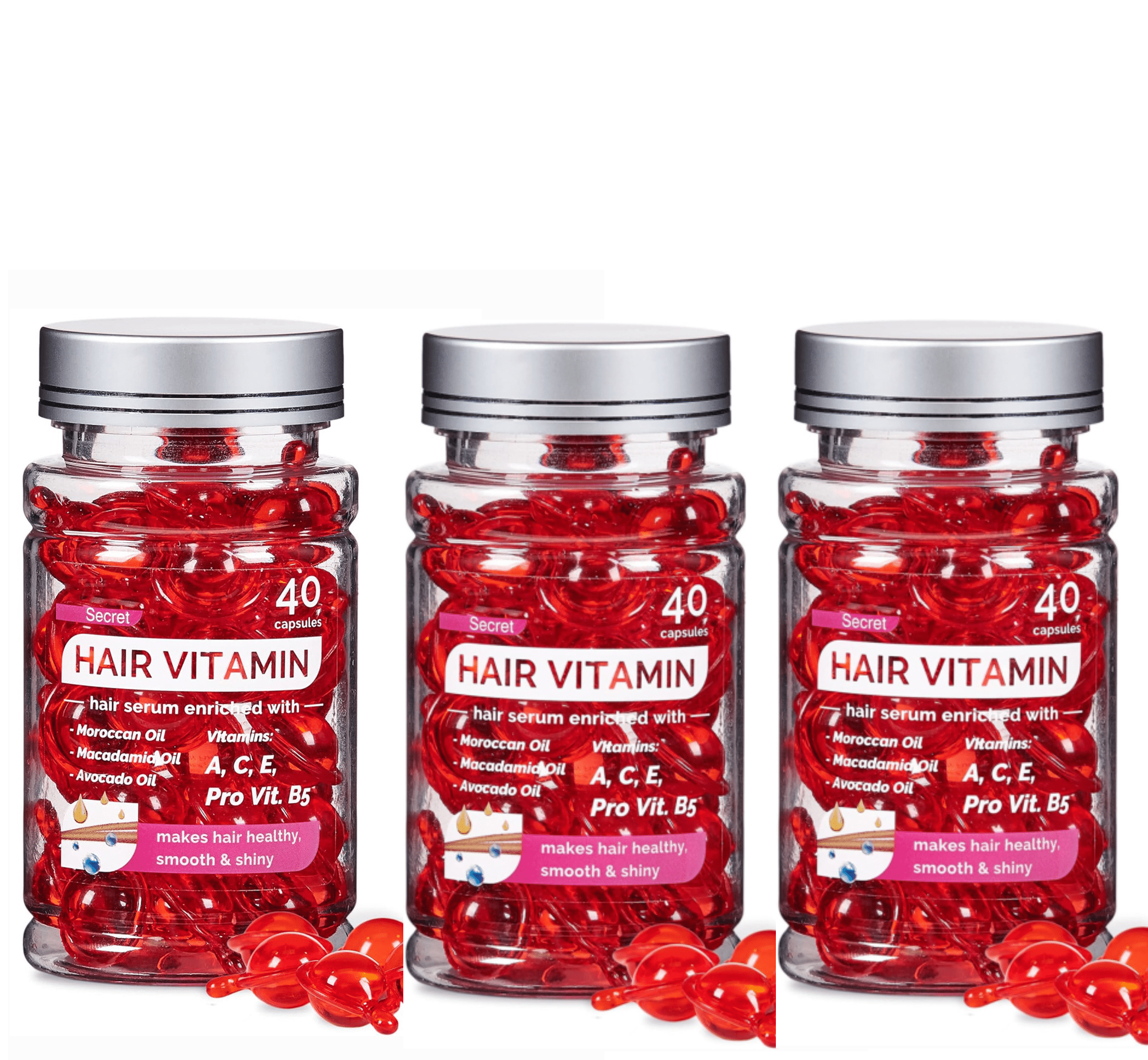 Lisade Hair Oil Vitamin Serum Capsule Hair Moisturizing Repair ...