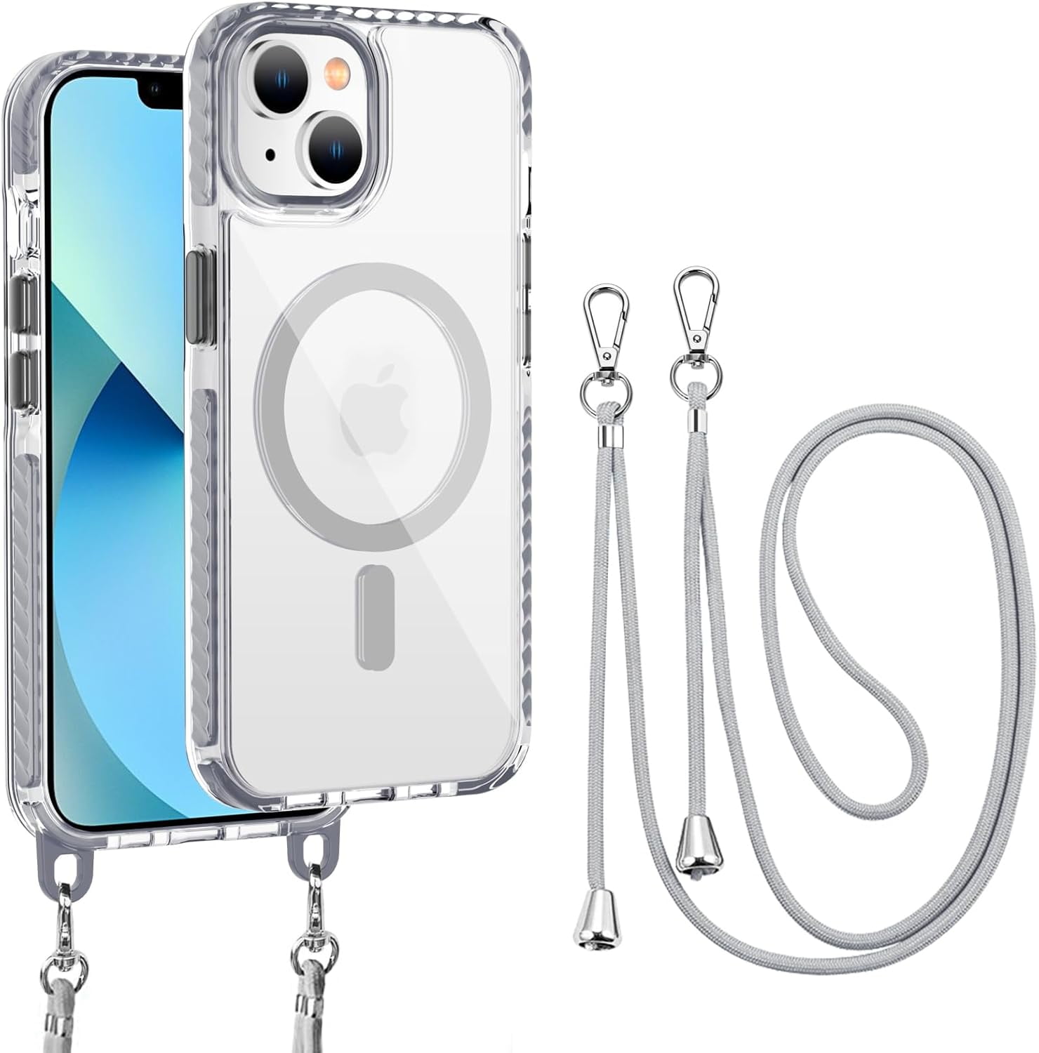 Lisade Magnetic Clear Case for iPhone 16 Pro Max/16 Plus/16 Pro/16 with ...