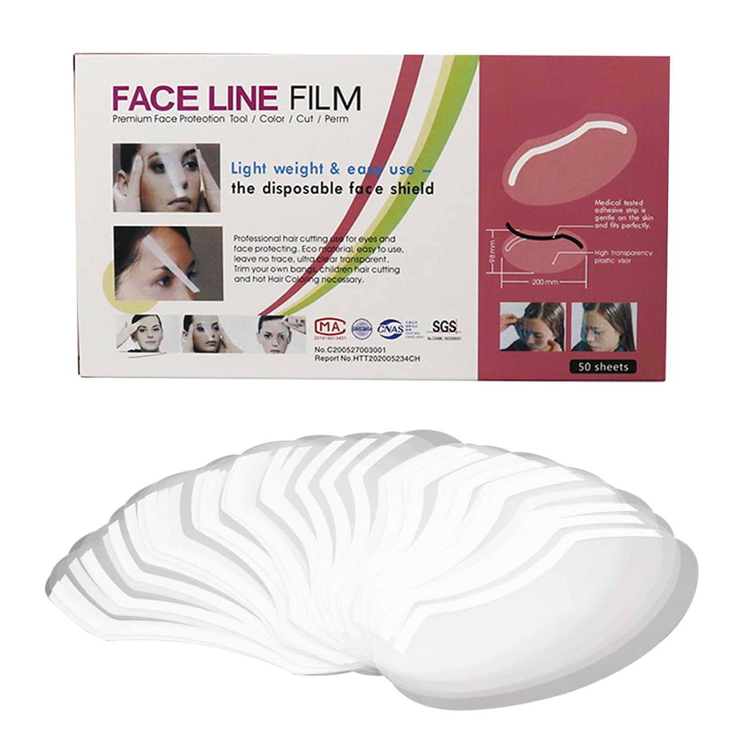 Lisade Shower Visor, Upgrade Eyebrow Shower Shields Protector, Shower ...