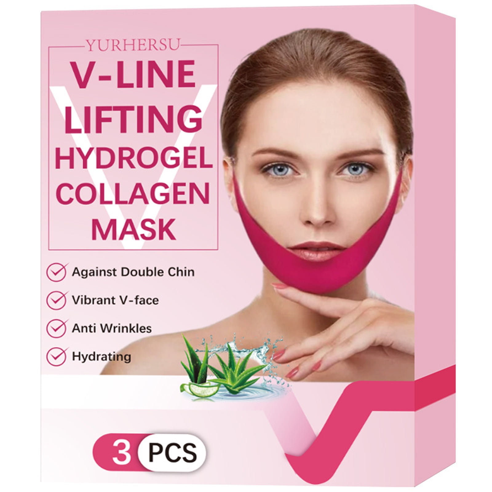 Lisade V Line Lift Mask, Double Chin Lift Removal Mask, Ear Hook Neck ...