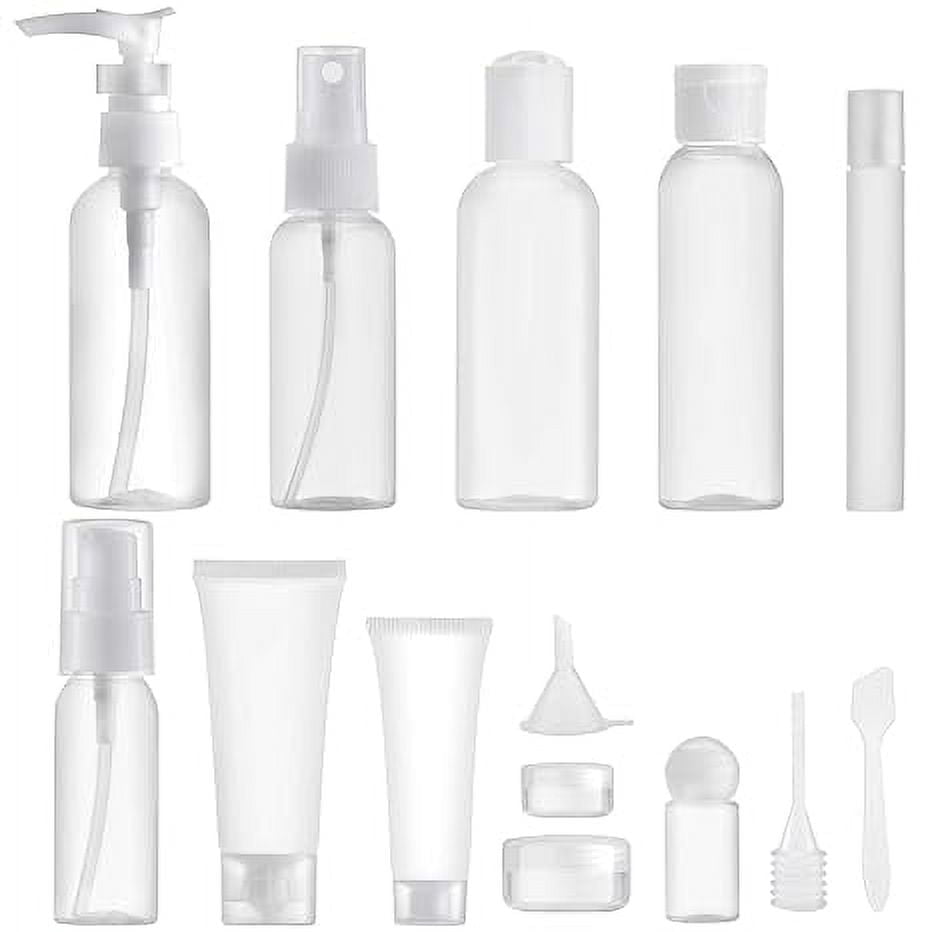 Lisapack 14 Pcs Travel Containers for Toiletries Bottle (Max.100ml ...