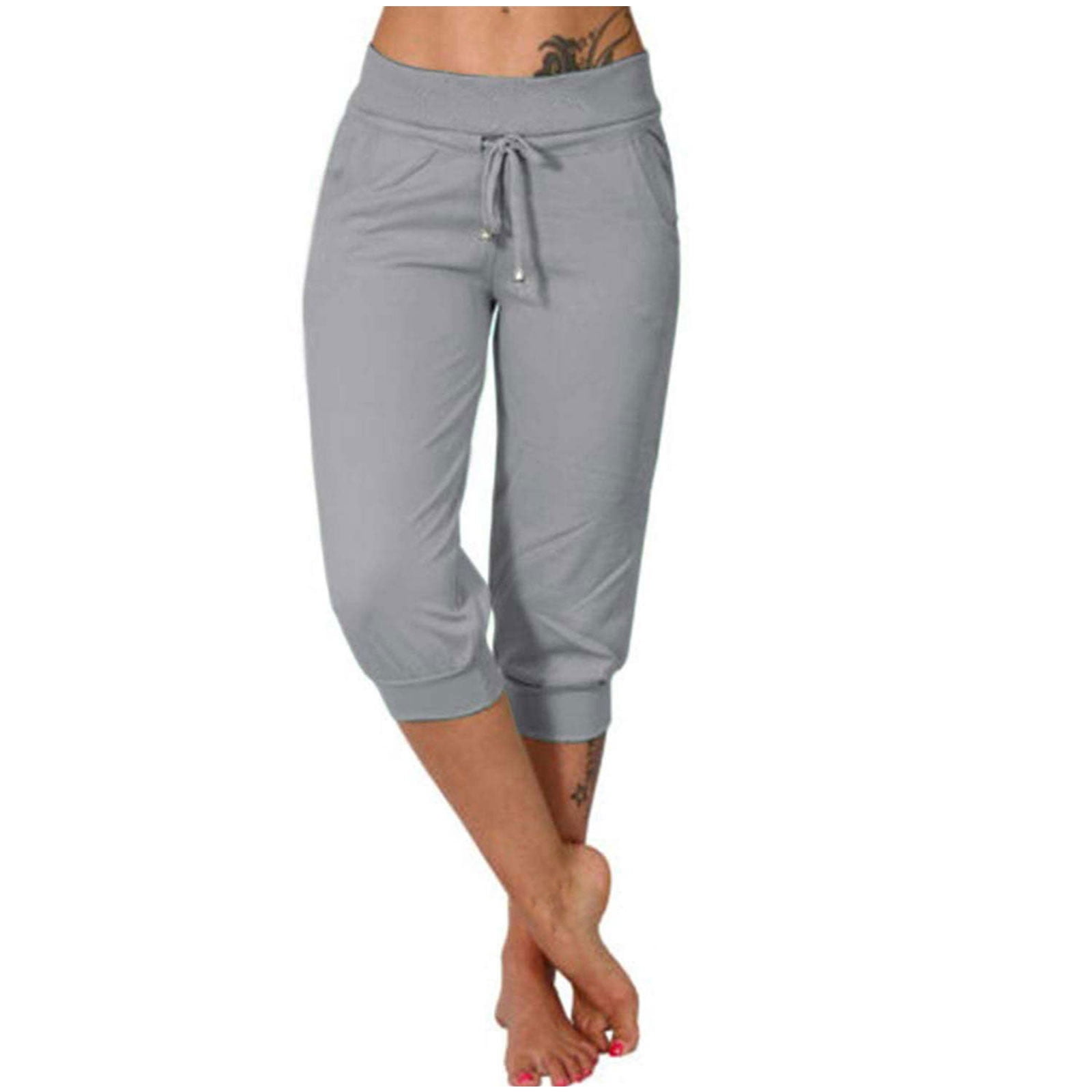 Lisbinx Women's Yoga Pants Loose Soft Drawstring Workout Sweatpants ...