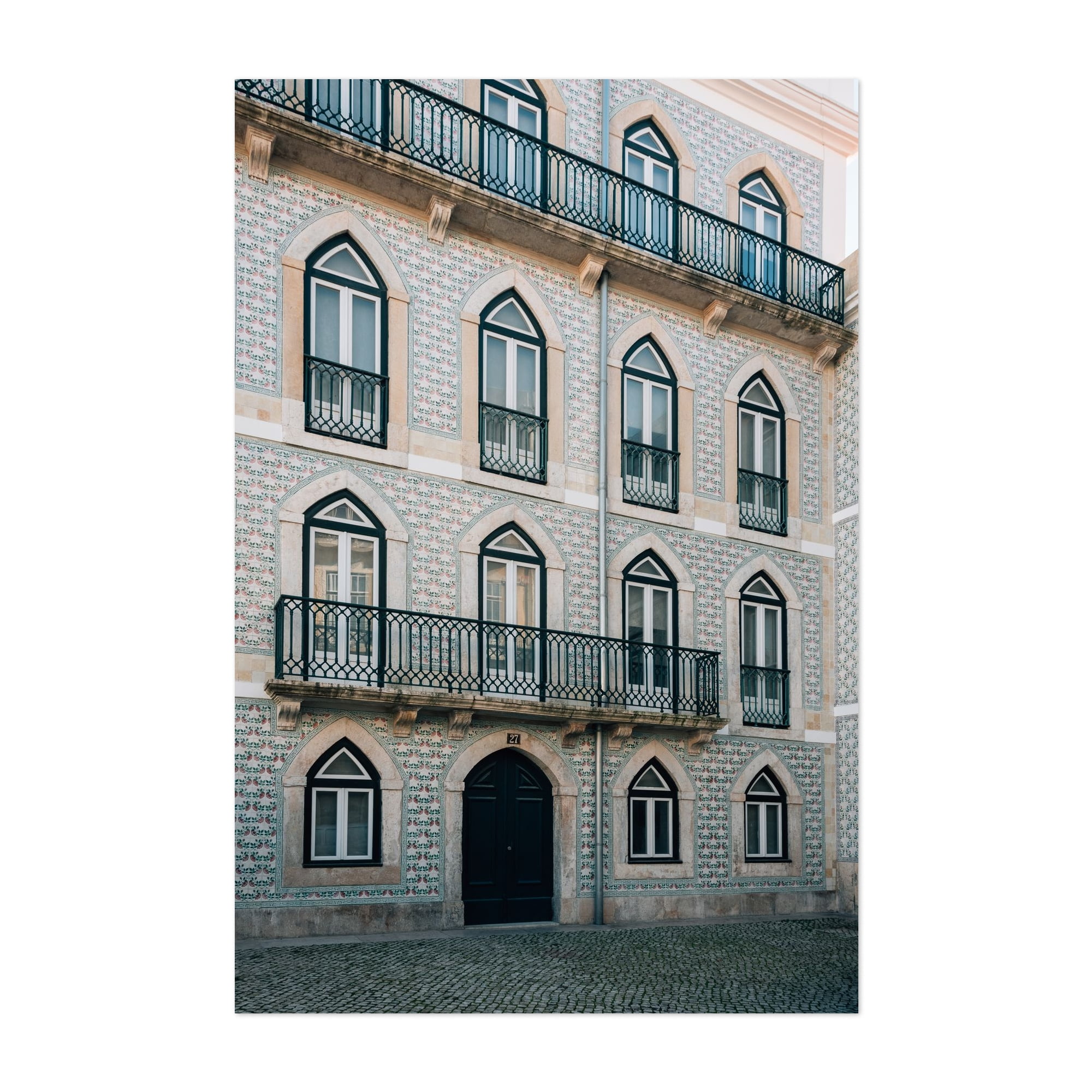 Lisbon Architectural - Lisbon Portugal Photography Architecture City Art Deco Travel Poster ...