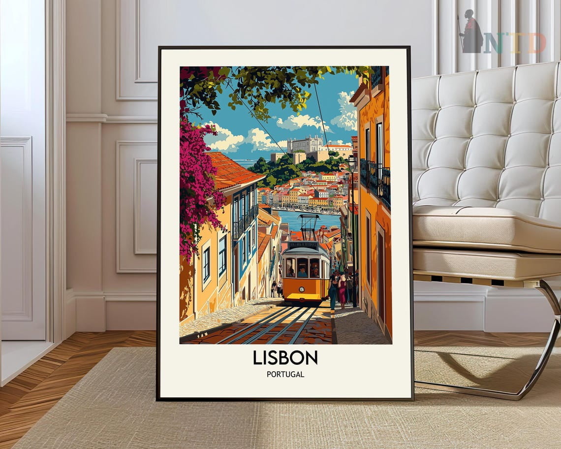 Lisbon Travel, Lisbon Portugal, Portugal Art, Lisbon Art, Lisbon Print ...
