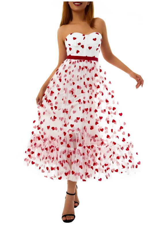 Heart Pattern Dress