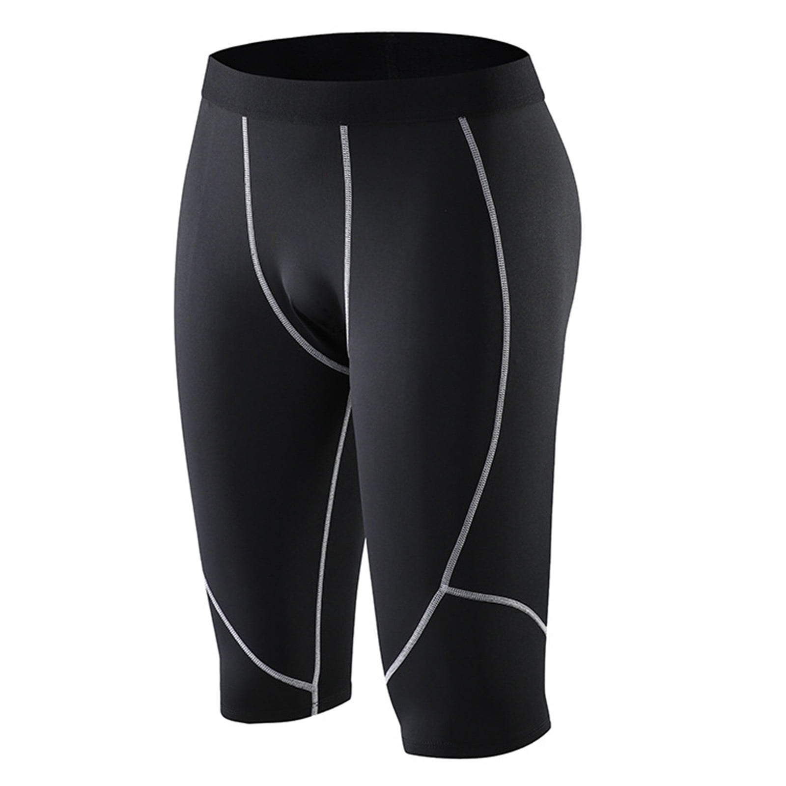 Lisingtool Compression Shorts Men's Athletic 3/4 Compression Pants ...