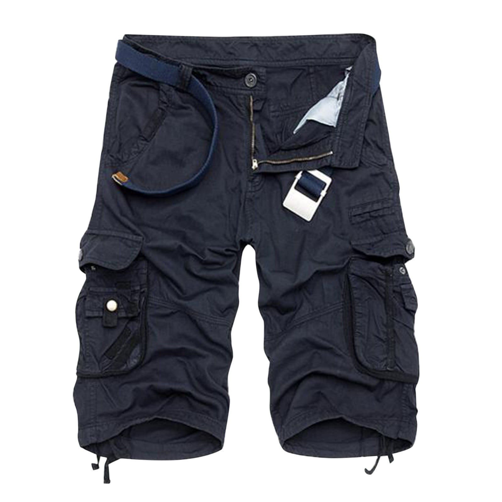 Lisingtool Mens Shorts Mens Fashion Sports Cotton Multi Pocket ...