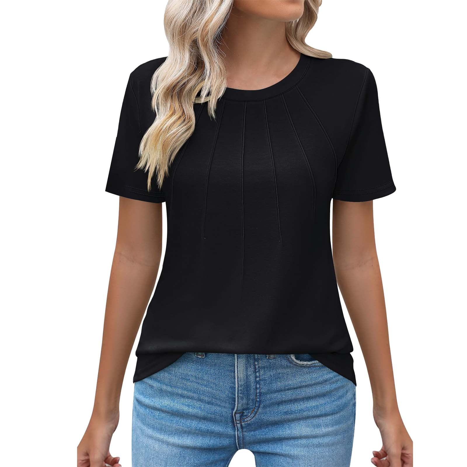 Lisingtool Womens Tops T Shirts For Women Short Sleeve Shirts For Women