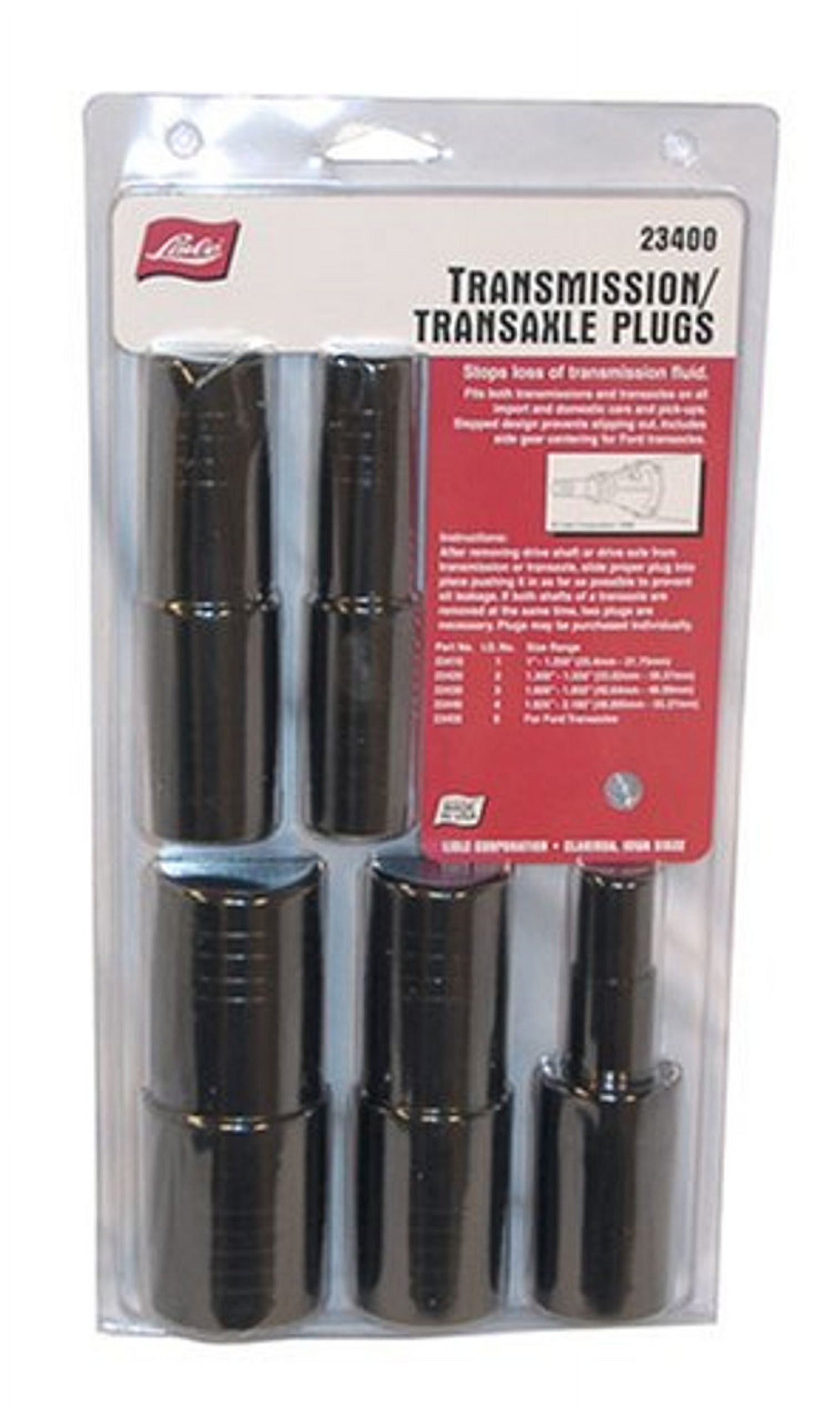 Lisle 23400 5 Piece Transmission / Transaxle Plugs - Walmart.com