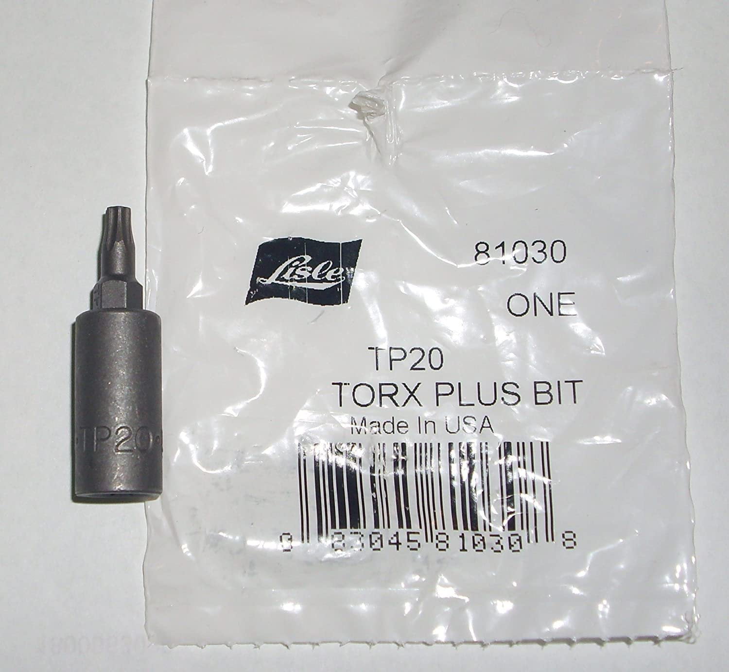 Lisle 81030 TP20 Torx Plus Bit Socket - Walmart.com