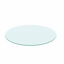 SUDICA 24x24 Inch Square Tempered Glass Table Top, 0.23" Thick Clear ...