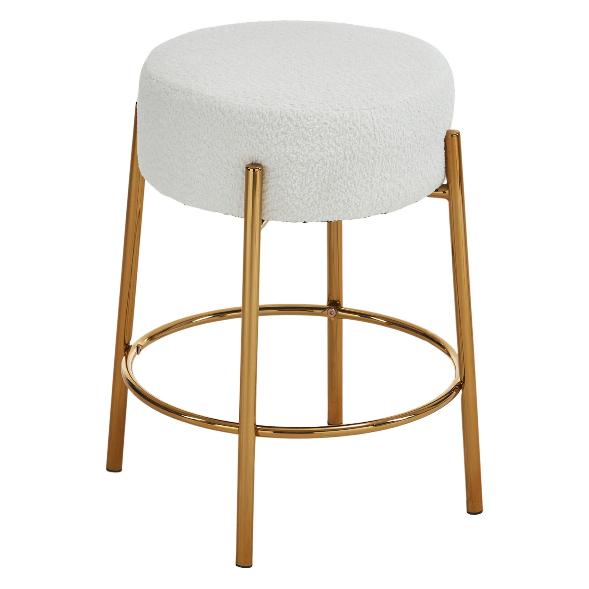 Lisonu Clearance 24" Round Bar Stools Set of 2 - Contemporary ...