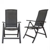 Vicllax Outdoor Dining Chair Patio Swivel Chairs Set of 2 Rocking Metal ...