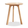 Lisonu Round End Table, 20" Minimalist Side Table Crafted from 100% ...
