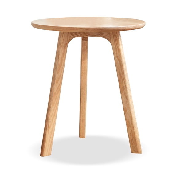 Lisonu Round End Table, 20" Minimalist Side Table Crafted from 100% ...