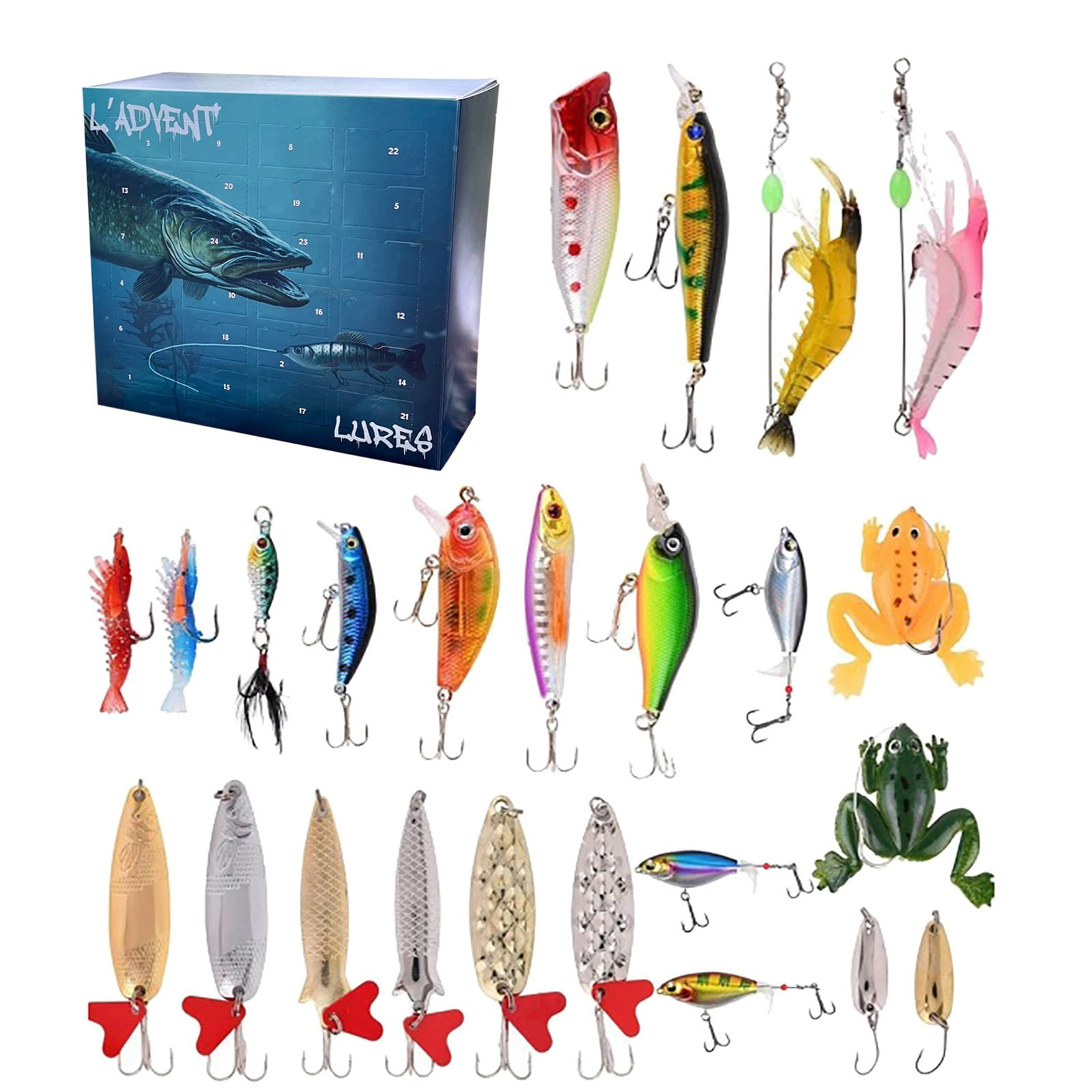Lispipm Advent Calendar 2024 Bass Fishing Advent Calendar 24 Days ...