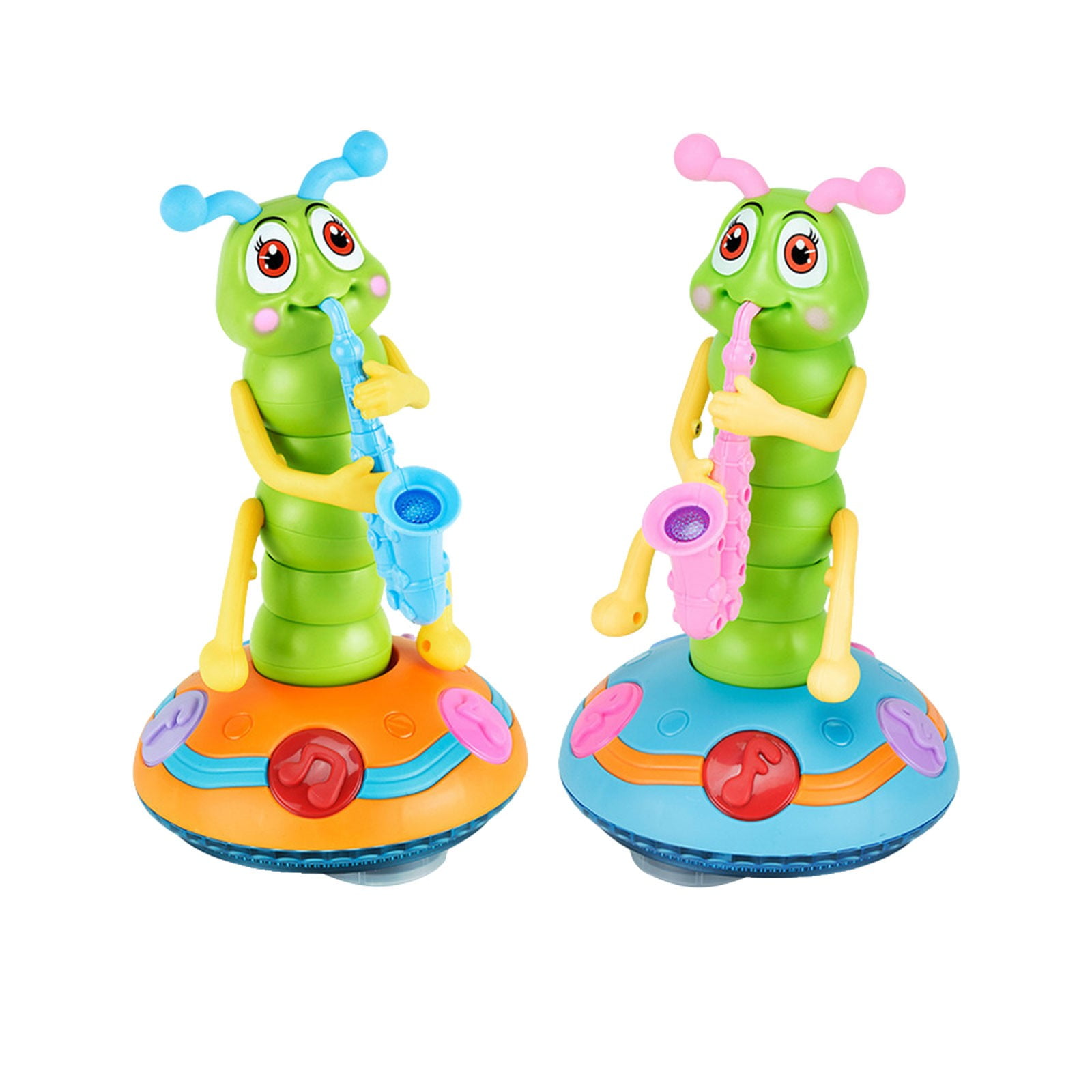 Lispipm Children's Electric Caterpillar Saxophone Musical Toys Baby ...