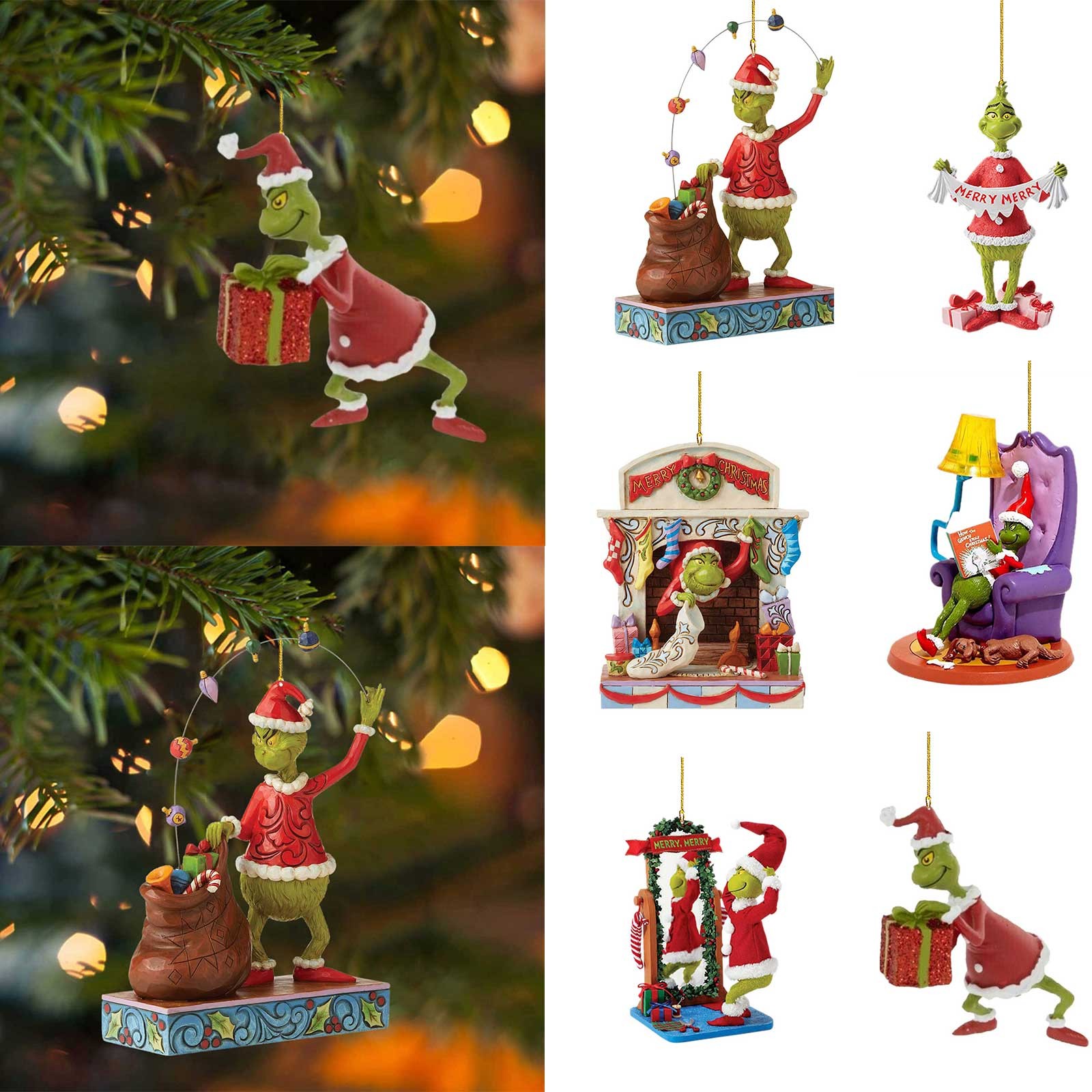Lispipm Christmas Tree Decoration How the Grinch Stole Christmas! Xmas ...