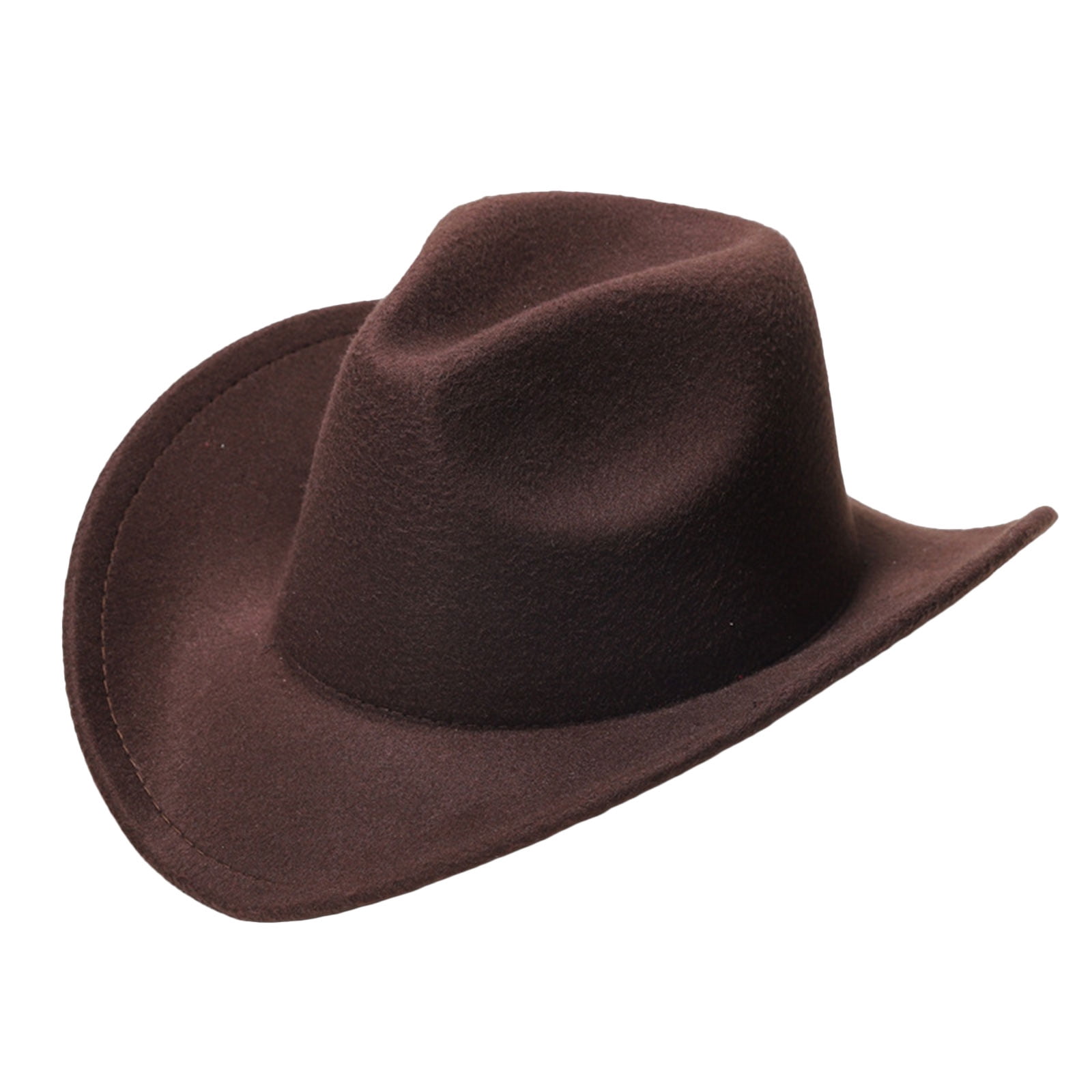 Lispipm Plain Felts Cowboy Hat for Kids Western Pretend Play Sun Caps ...