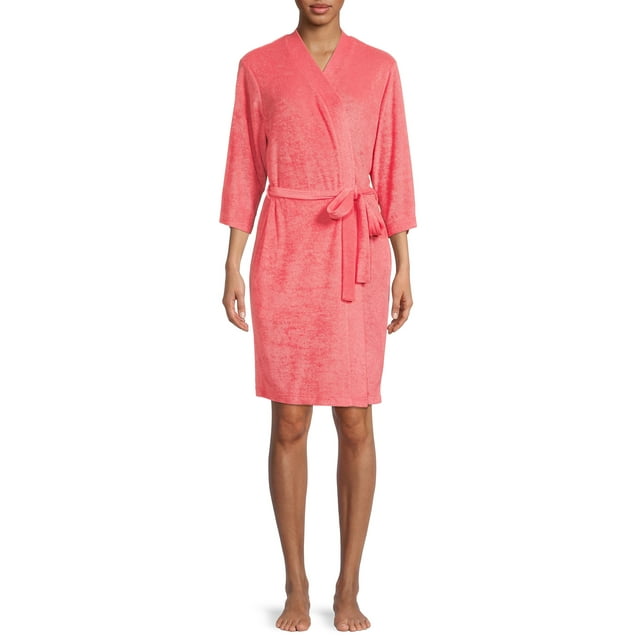 Lissome Women's and Women's Plus Size Terry Cloth Robe - Walmart.com
