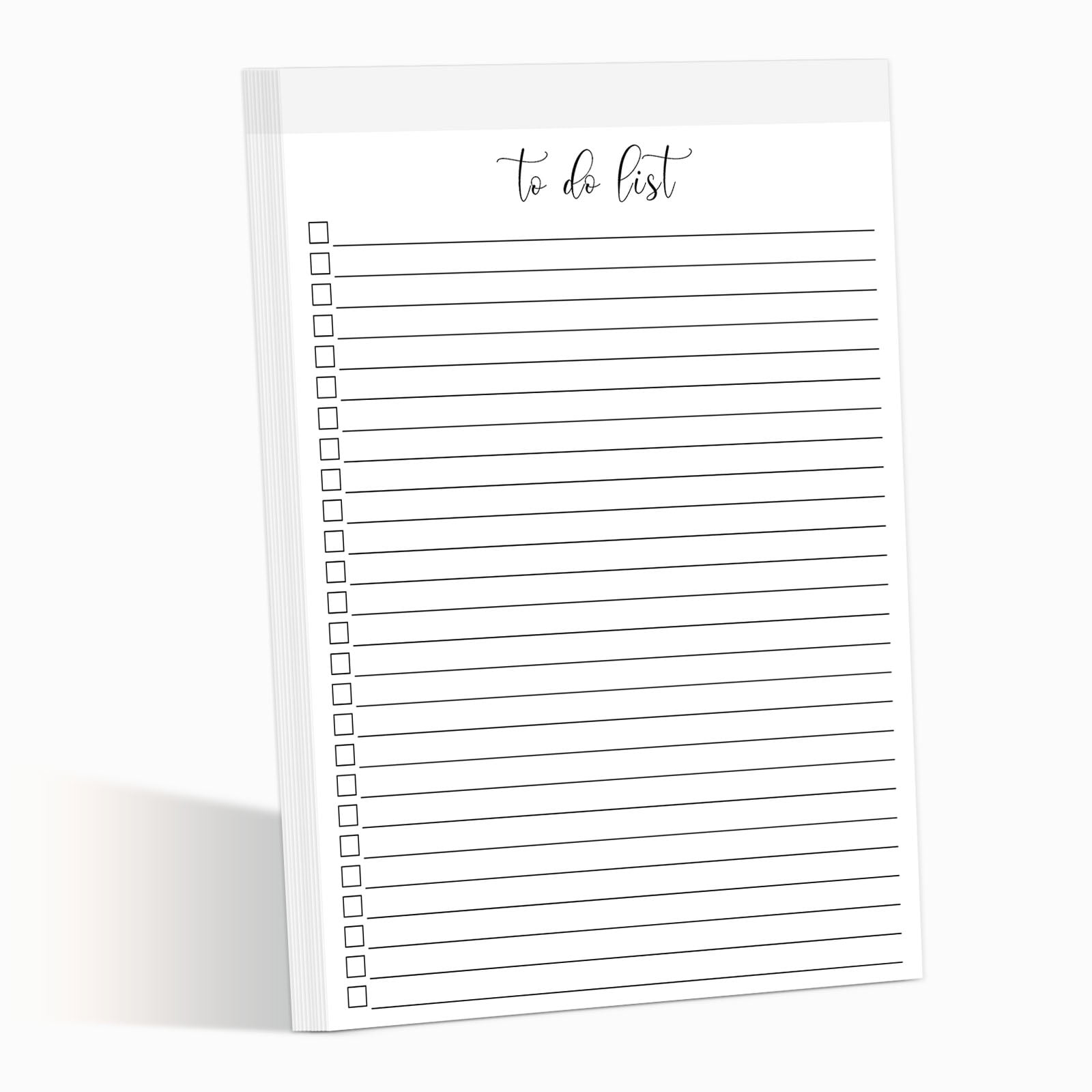 To Do List Desk Notepad with Multiple Lines - 5.5x8" 50 Sheets ...