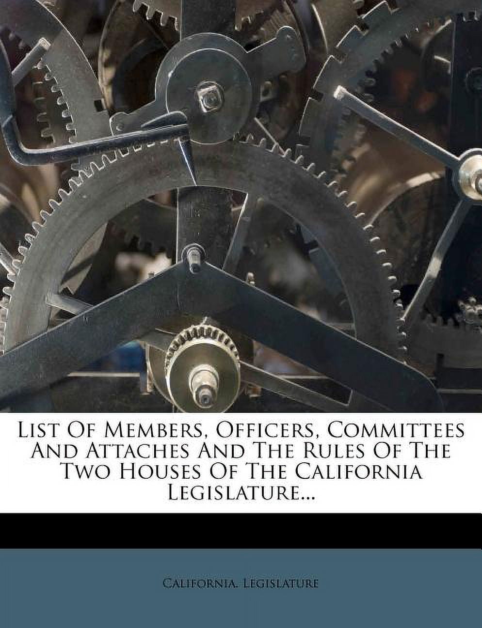 List Of Members, Officers, Committees And Attaches And The Rules Of The ...