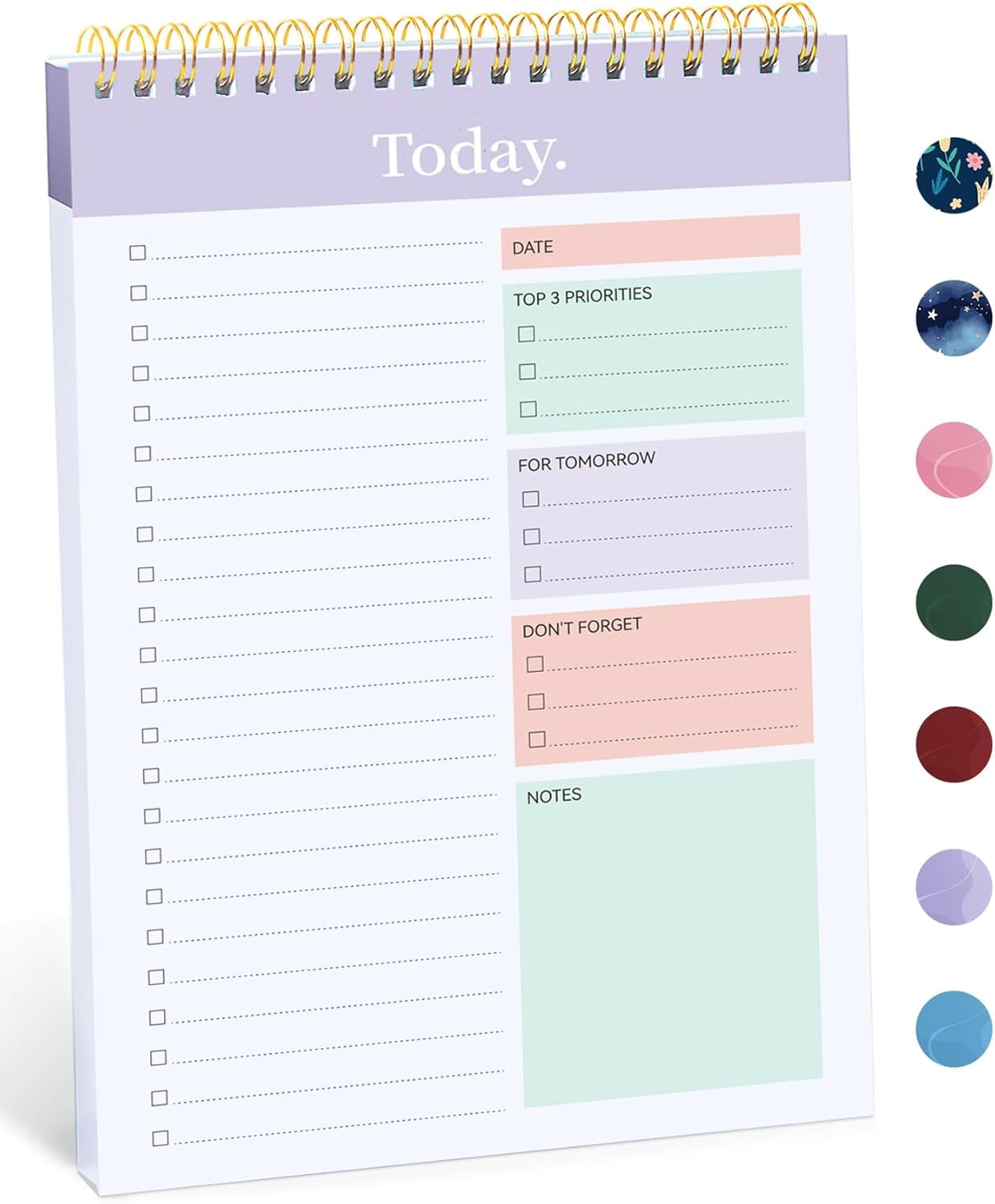 To Do List Pad - To Do List Notebook for Work with, Undated Daily ...