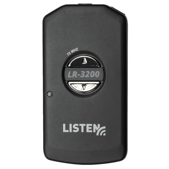 Listen Technologies LR-3200 Basic DSP RF Receiver, 72 MHz, Lightweight ...