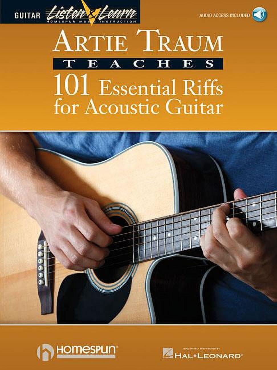 Listen & Learn: 101 Essential Riffs for Acoustic Guitar Book/Online ...